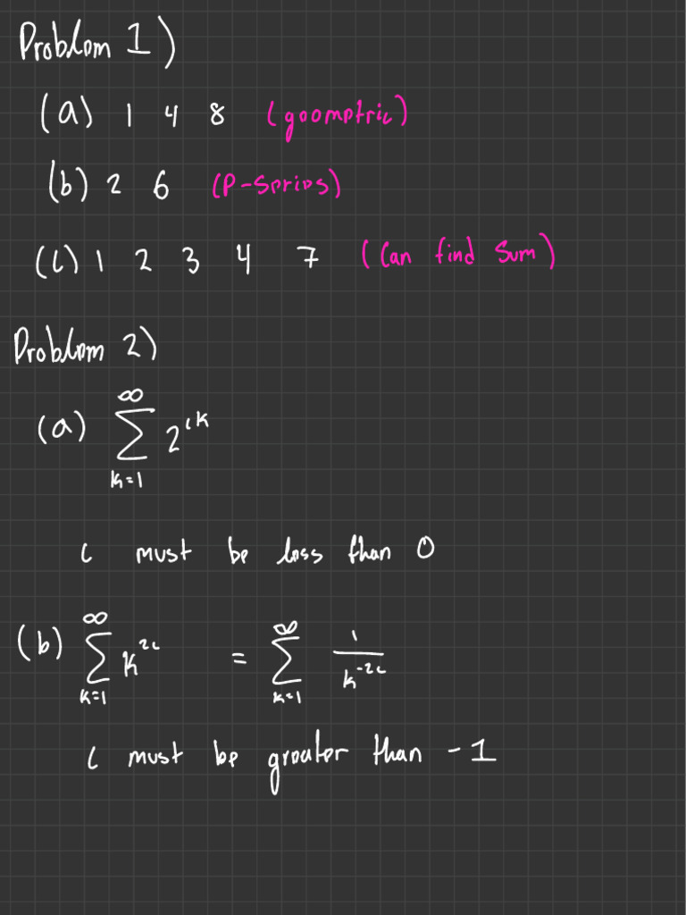 Math 112 Problem Sets | PDF