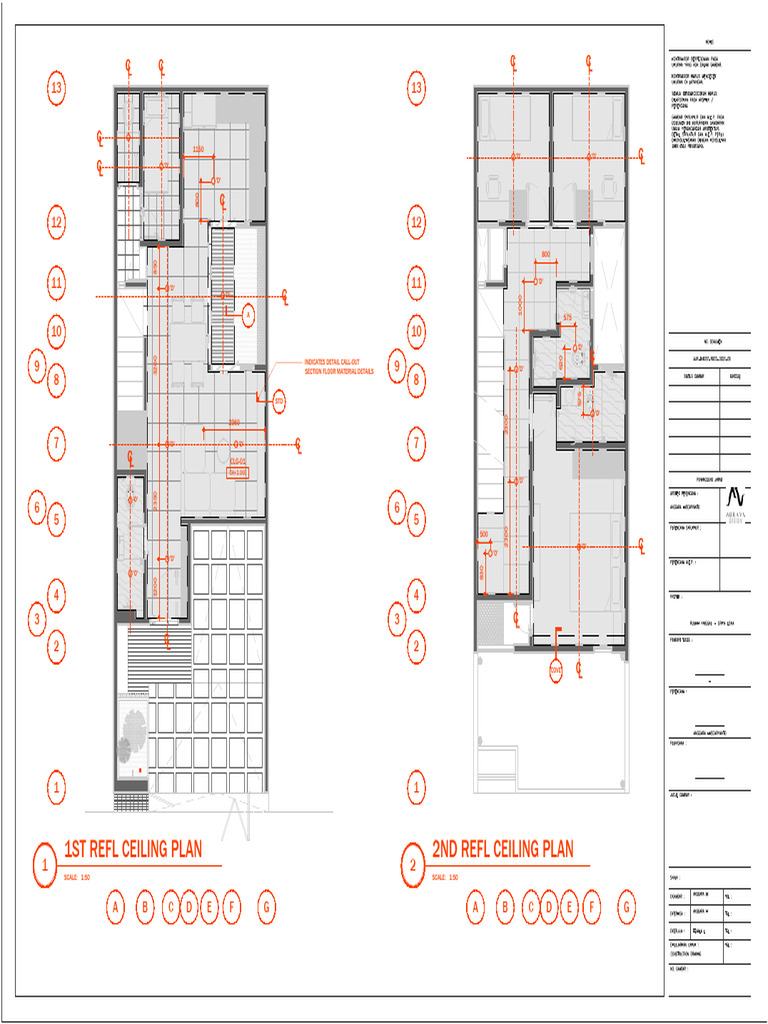 A07 Refl Ceiling Plan & Details | PDF