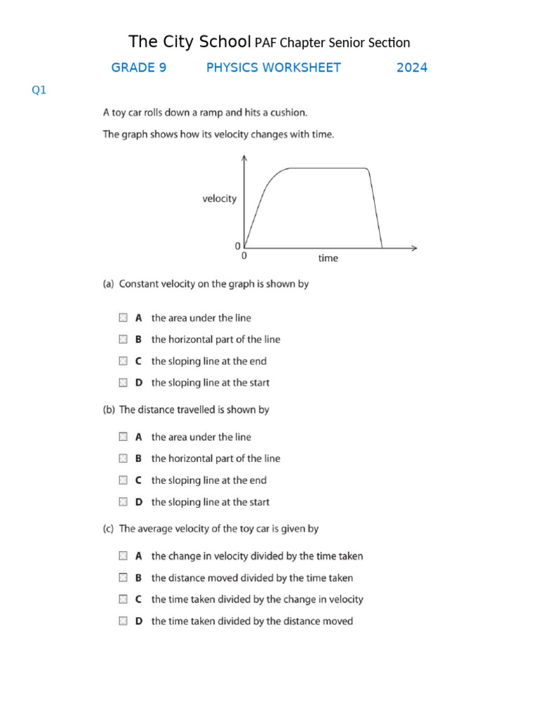 Worksheet Force 9TH | PDF