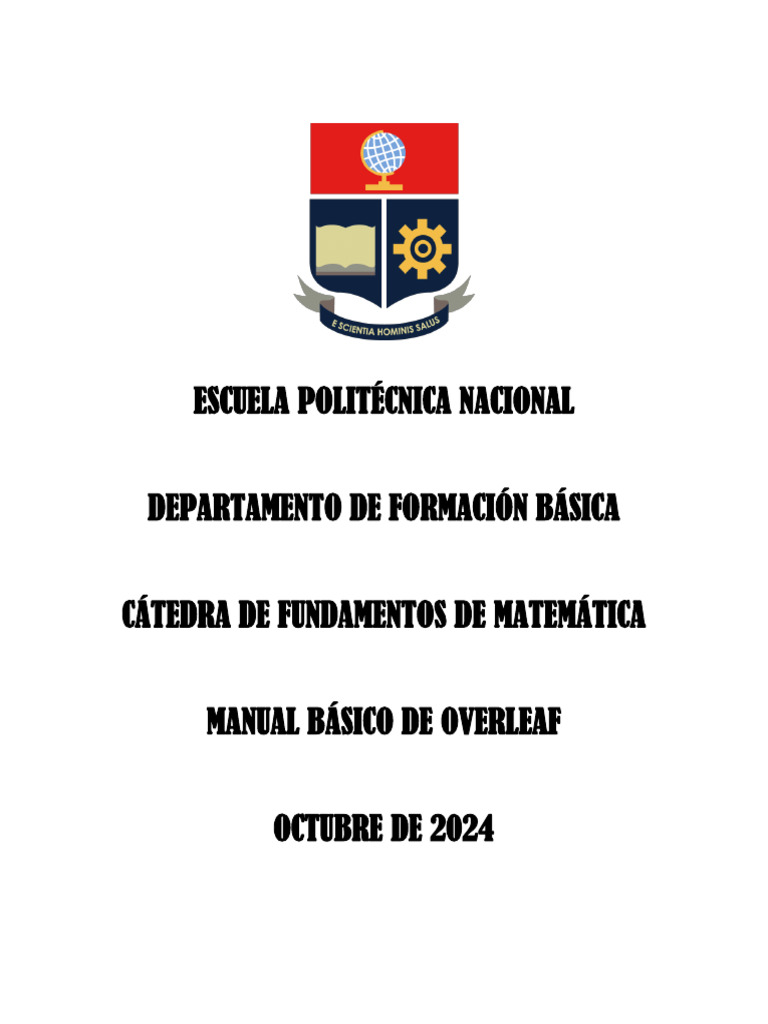 Manual Básico de Overleaf | PDF | Fórmula | Informática