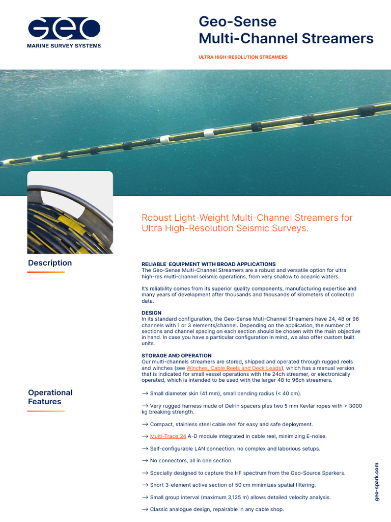 Geo Sense Multi Channel Streamers | PDF | Electrical Engineering ...