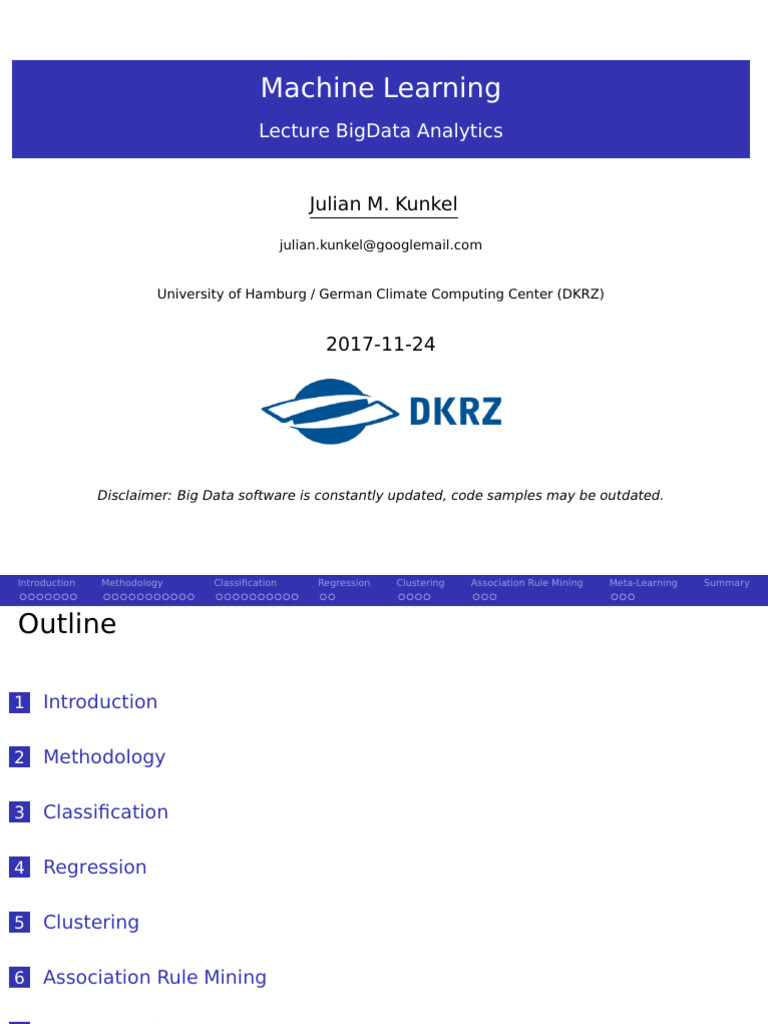 Bd1718 5 Machine Learning Pdf Statistical Classification Machine Learning