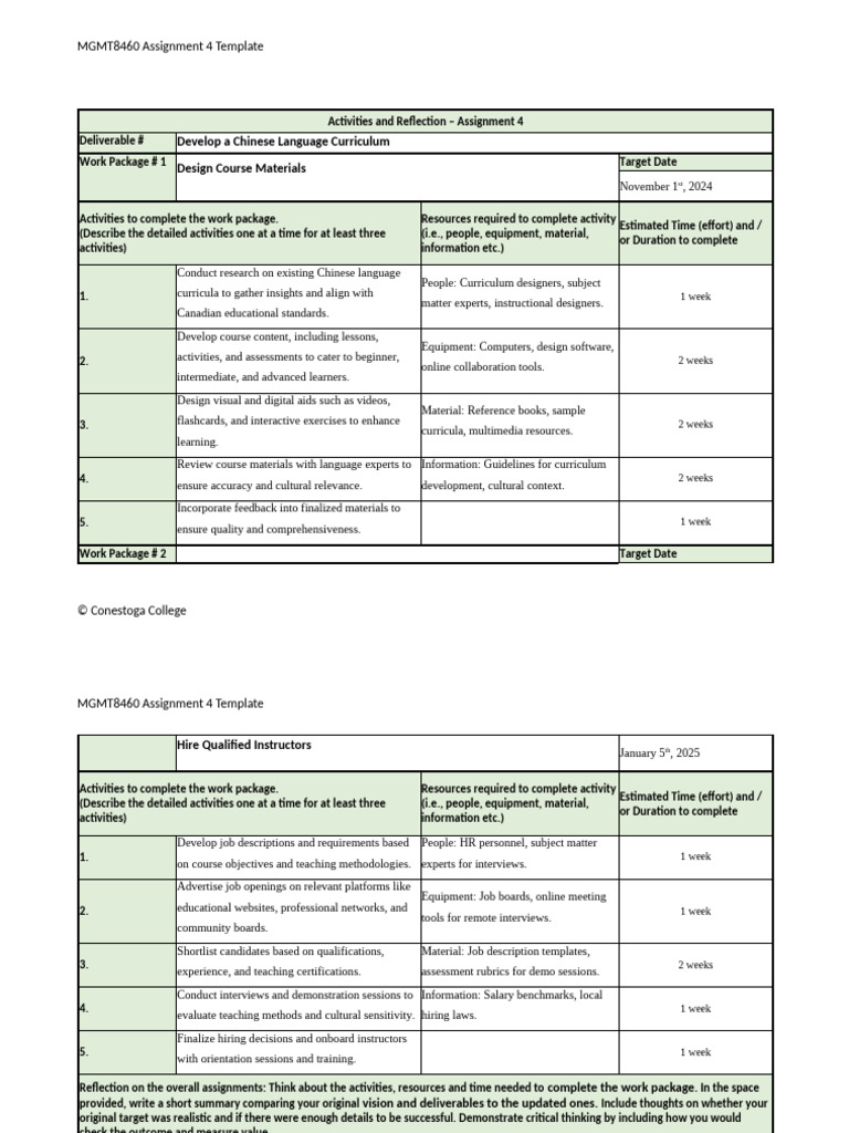 Individual Assignment 4 Capstone | PDF | Curriculum | Instructional Design