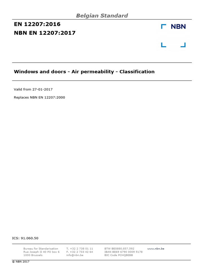NBN EN 12207-2017 | PDF