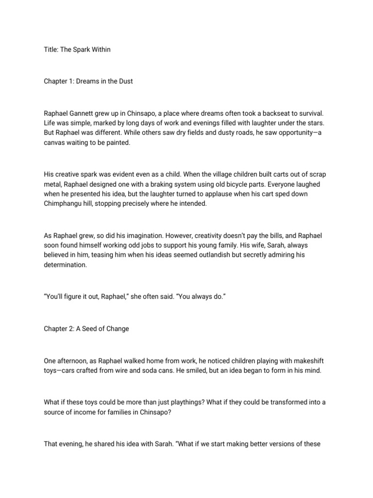 Title - The Spark Within | PDF