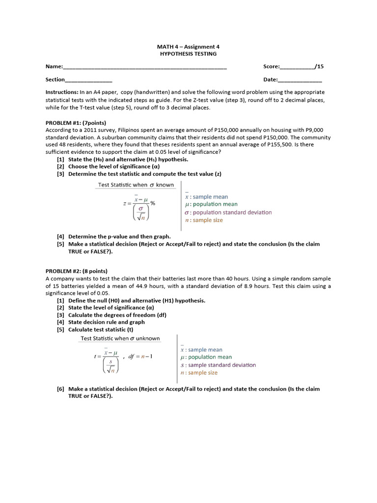 MATH4_Assignment-4 | PDF