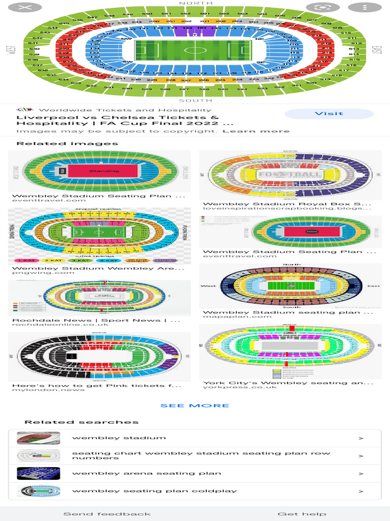 Wembley Seat View - Google Search | PDF