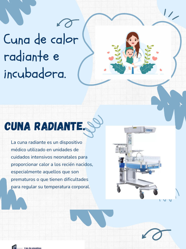 Presentación Cuna de Calor Radiante | PDF | Unidad de cuidado intensivo neonatal | Parto prematuro
