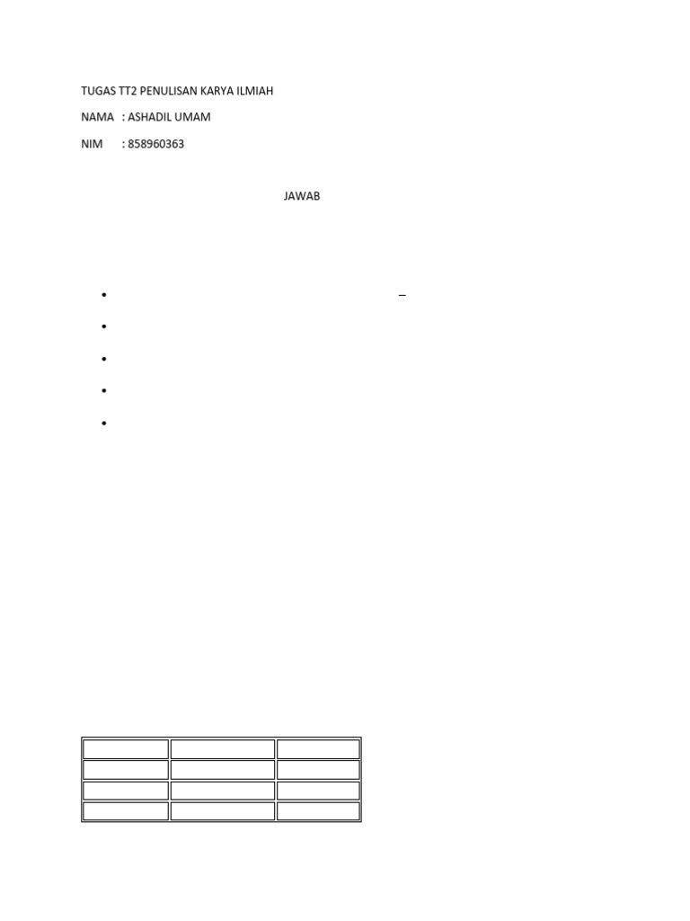 Tugas TT2 Penulisan Karya Ilmiah | PDF