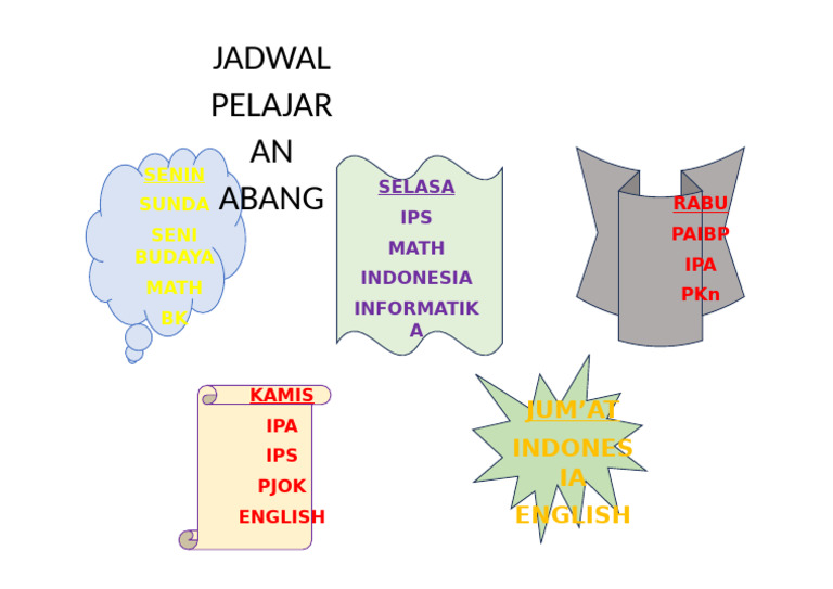 Jadwal Abang | PDF