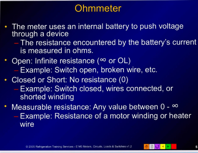 Ohmmeter | PDF