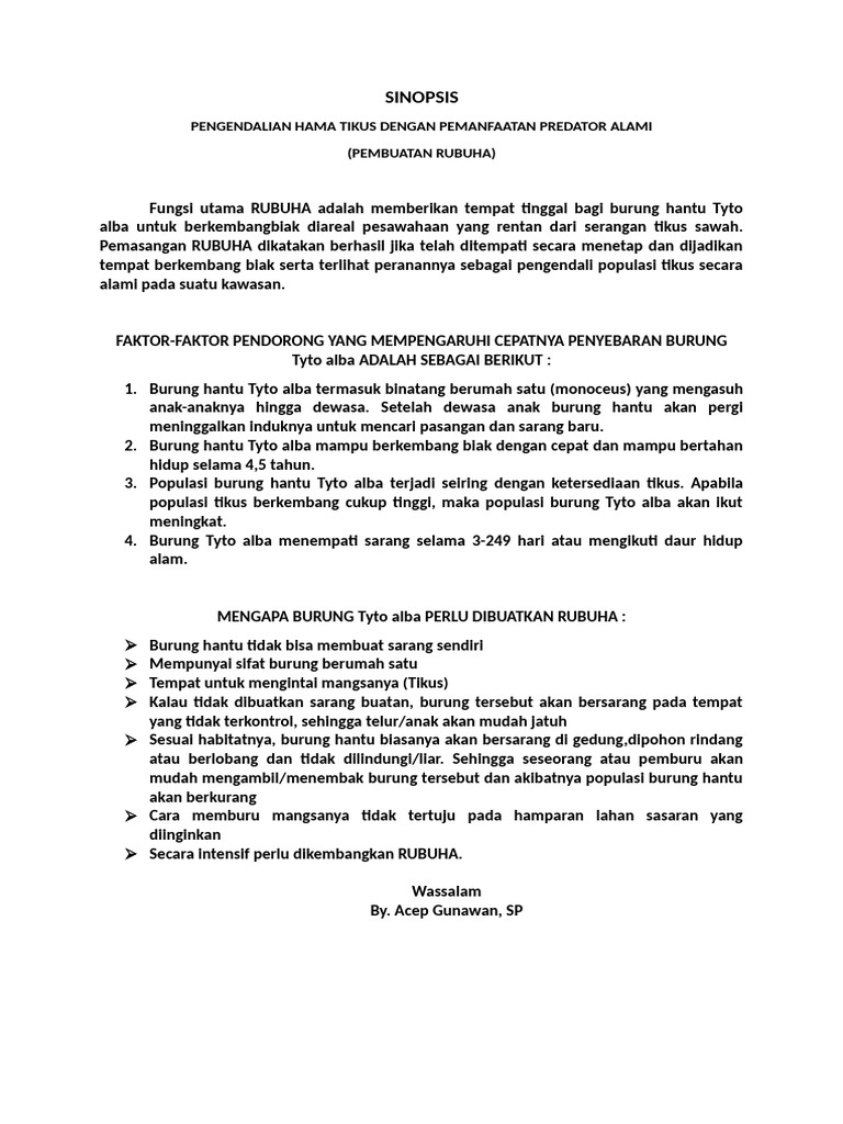 SINOPSIS rubuha | PDF