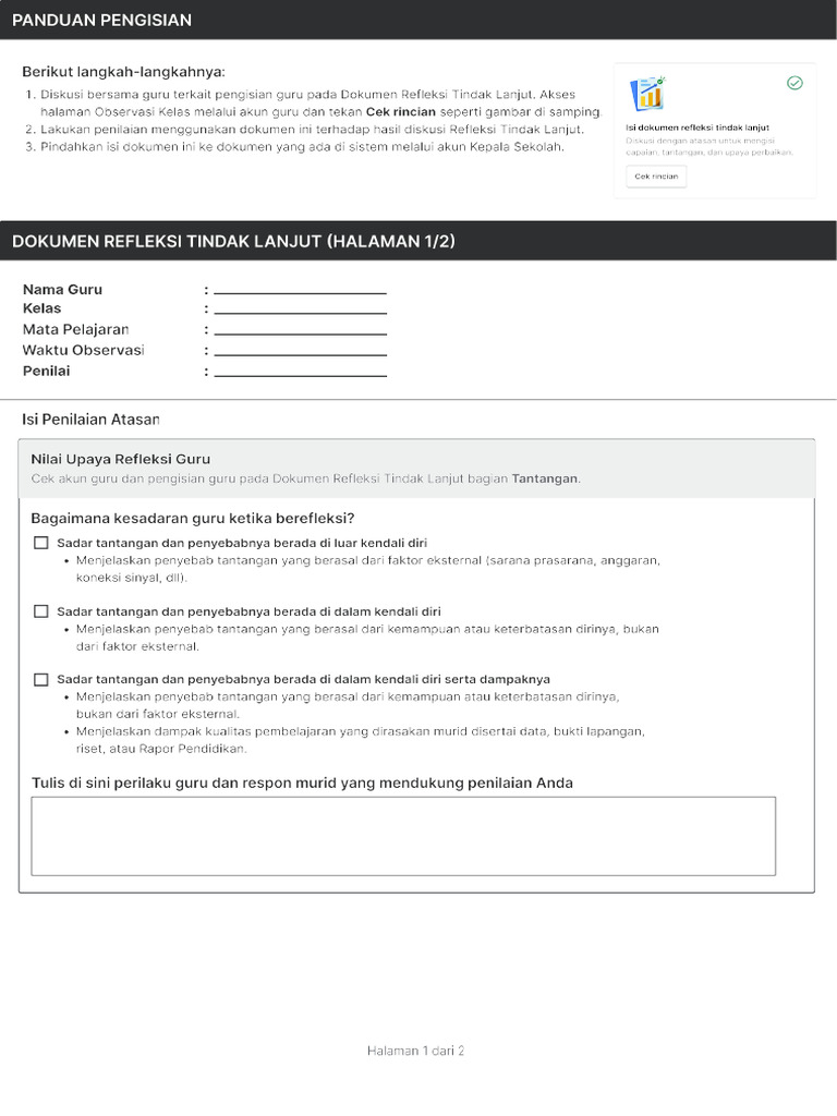 REFLEKSI B LINA | PDF