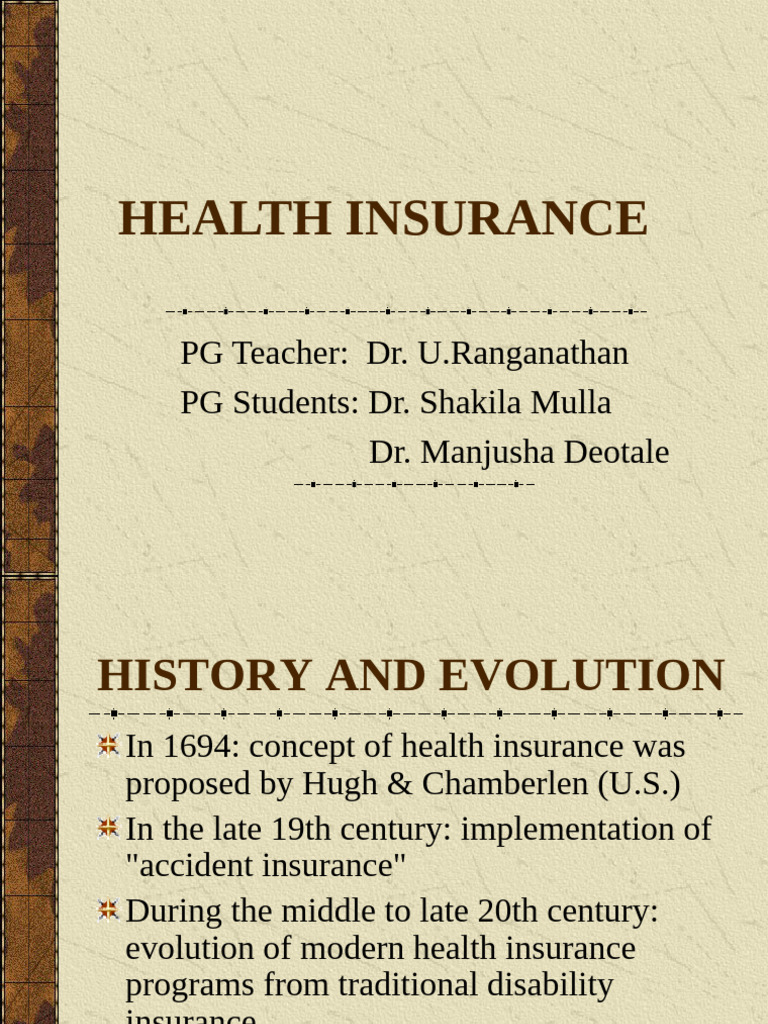 Health Insurance Overview in India | PDF | Insurance | Deductible