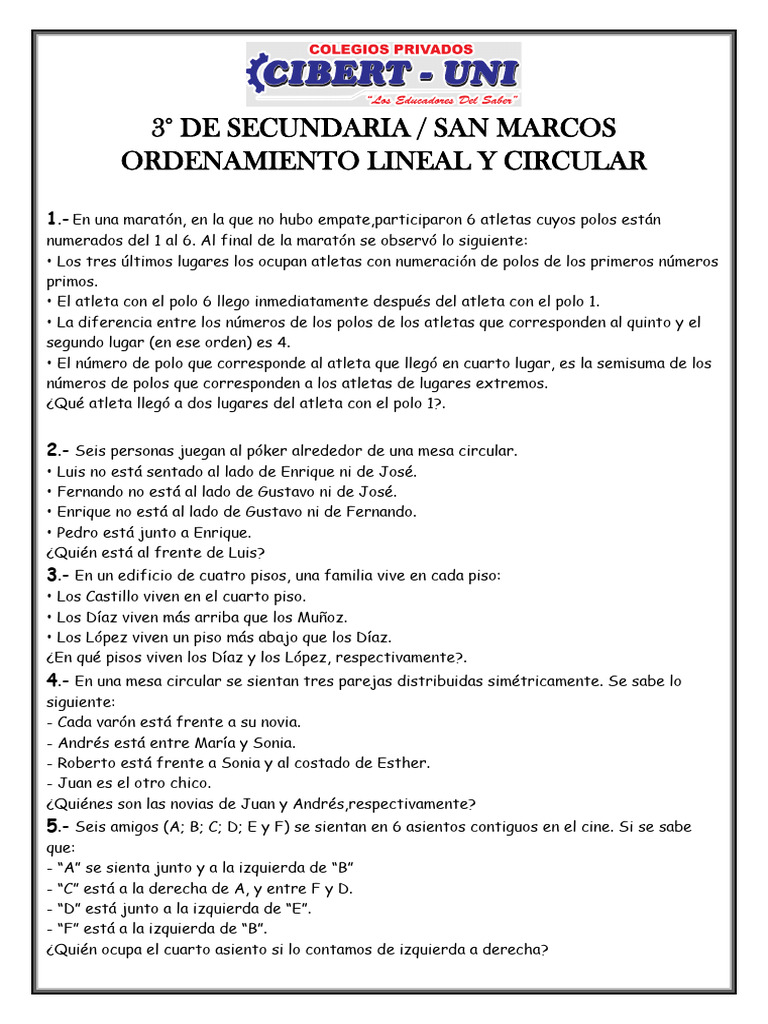 Semana 3 - RM (S.M 3ro) | PDF