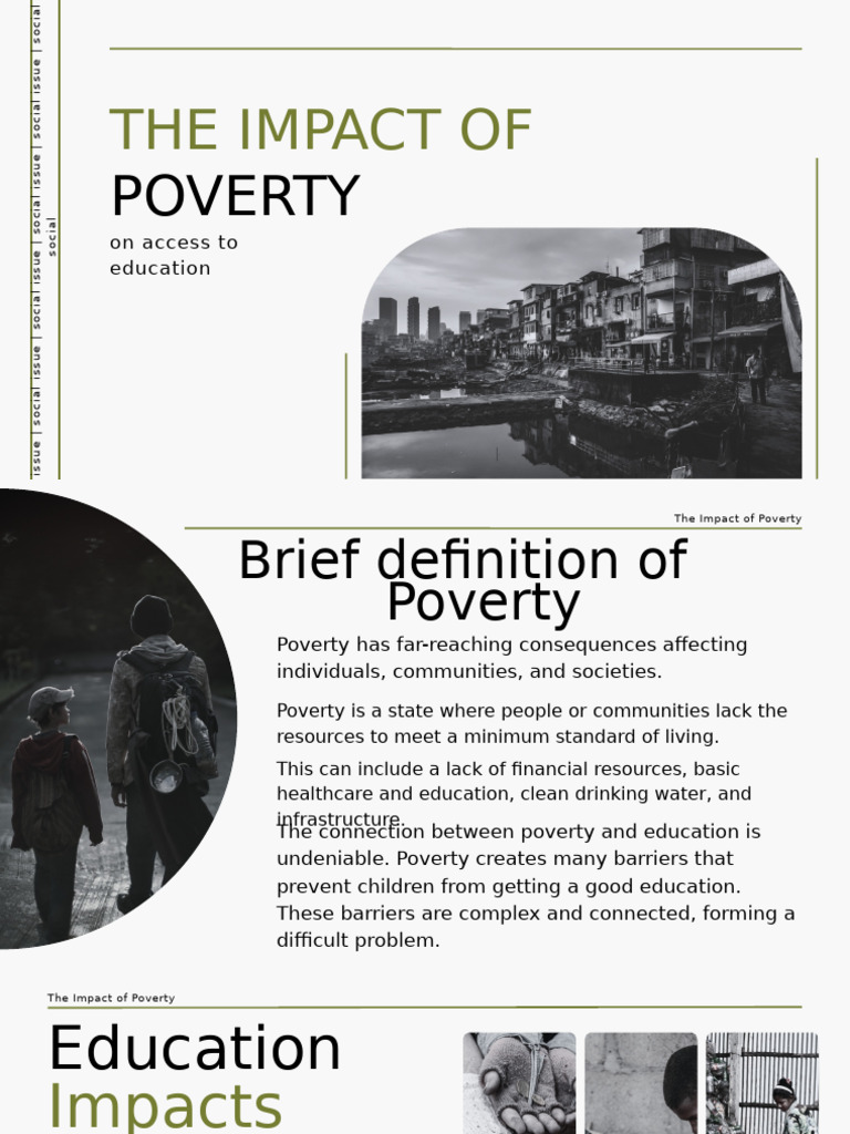 The Impact of Poverty | PDF | Poverty | Poverty & Homelessness