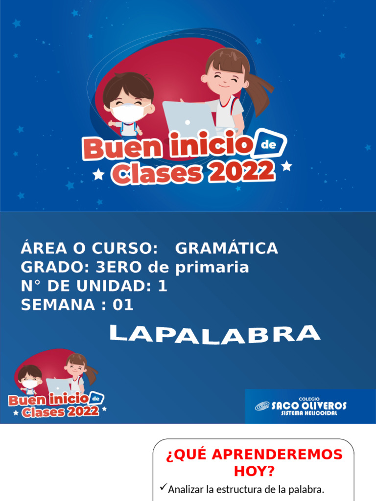 Semana 1 - Gram 3ero | PDF