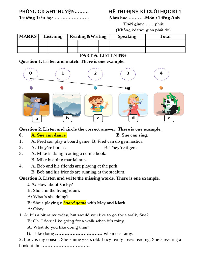 De HK1 I LEARN SMART START 4 | PDF