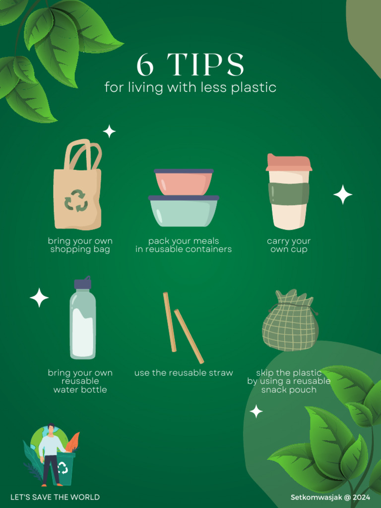Tips for Reducing Plastic Use | PDF