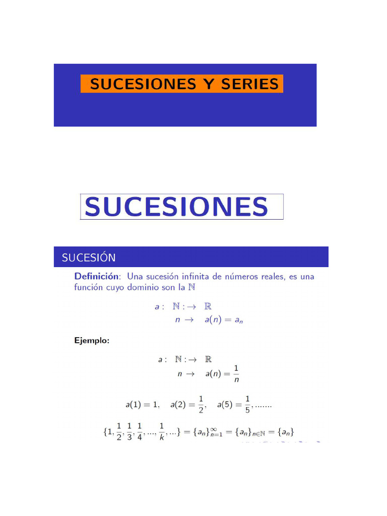 Sucesiones | PDF