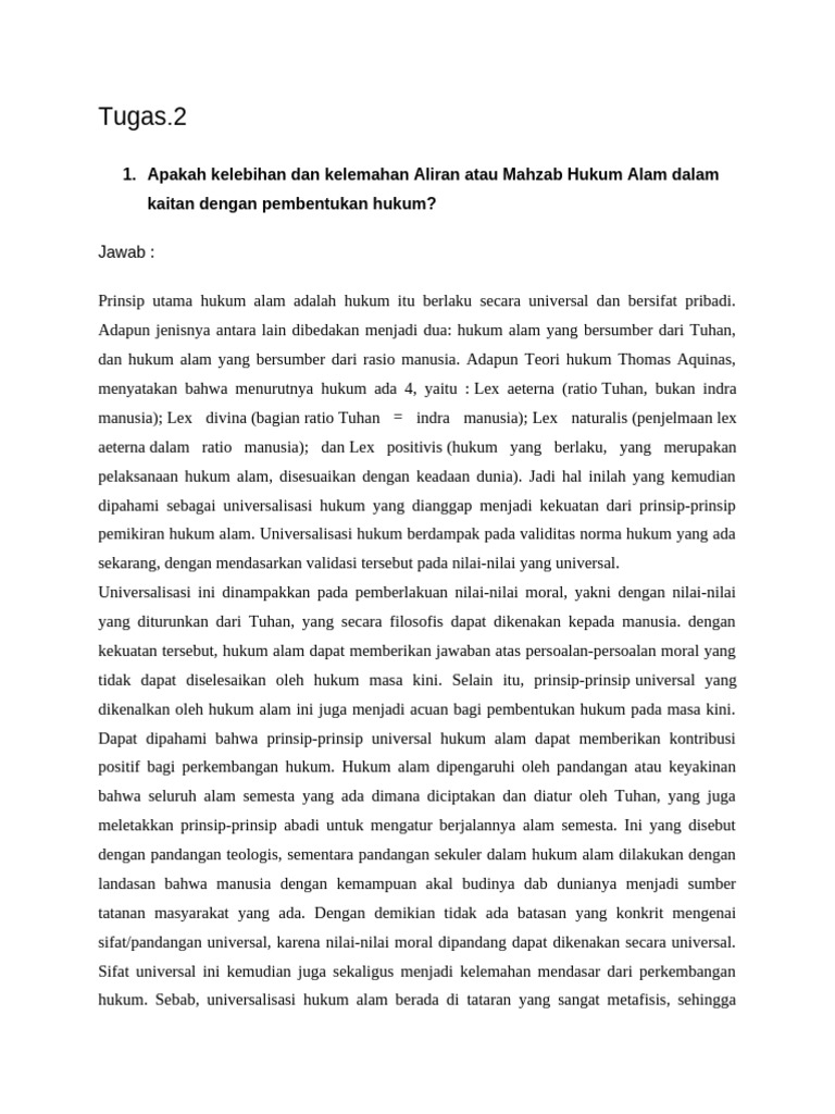 BUDI RAHARJO 030336897 TUGAS 2 PENGANTAR ILMU HUKUM | PDF