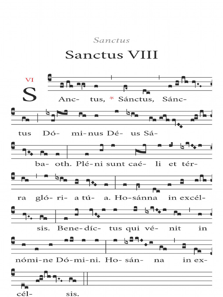 Sanctus VIII | PDF