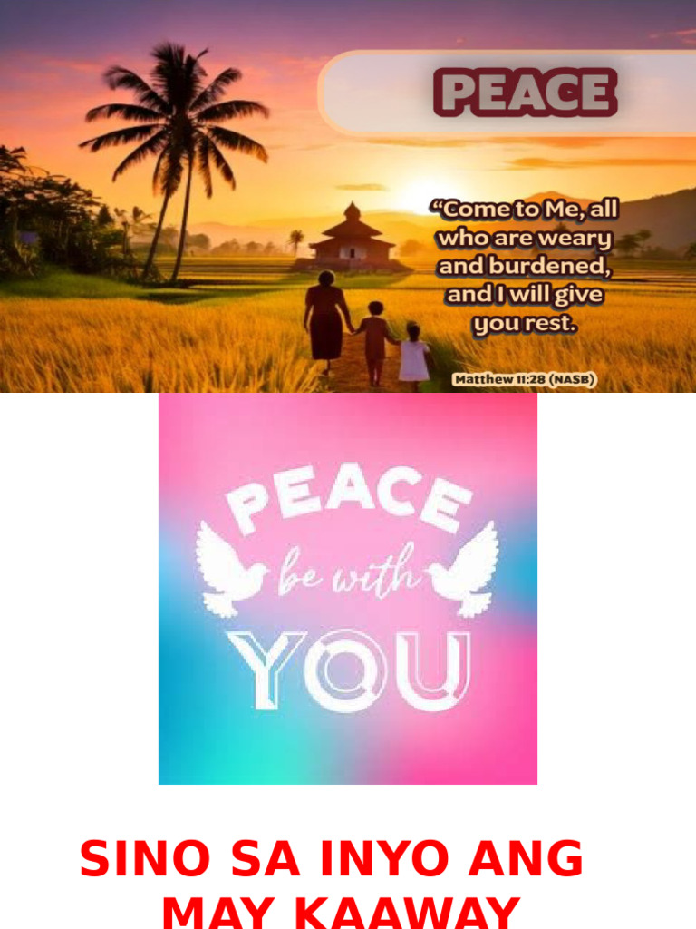 Value Fucos- Peace | PDF