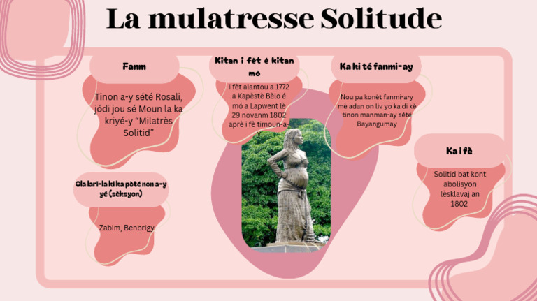 Devoir Créole La Mulatresse Solitude | PDF