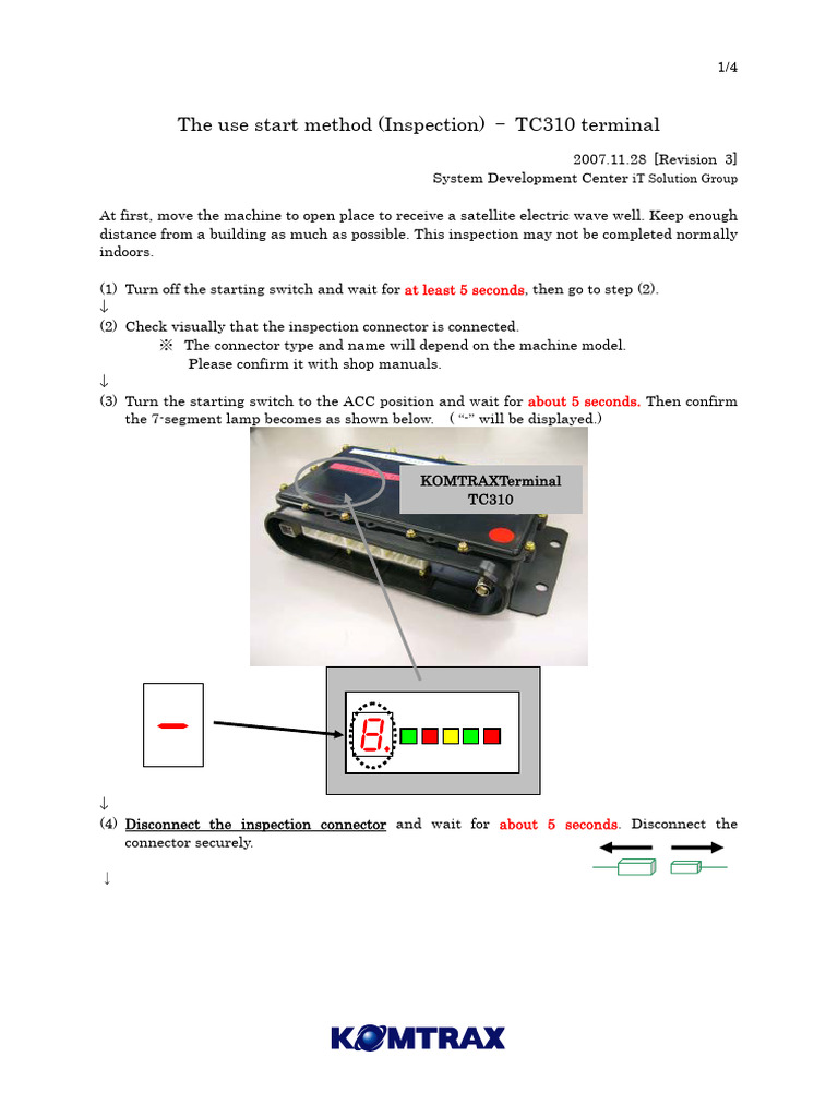 Aktifasi TC310 Inspection | PDF | Global Positioning System ...