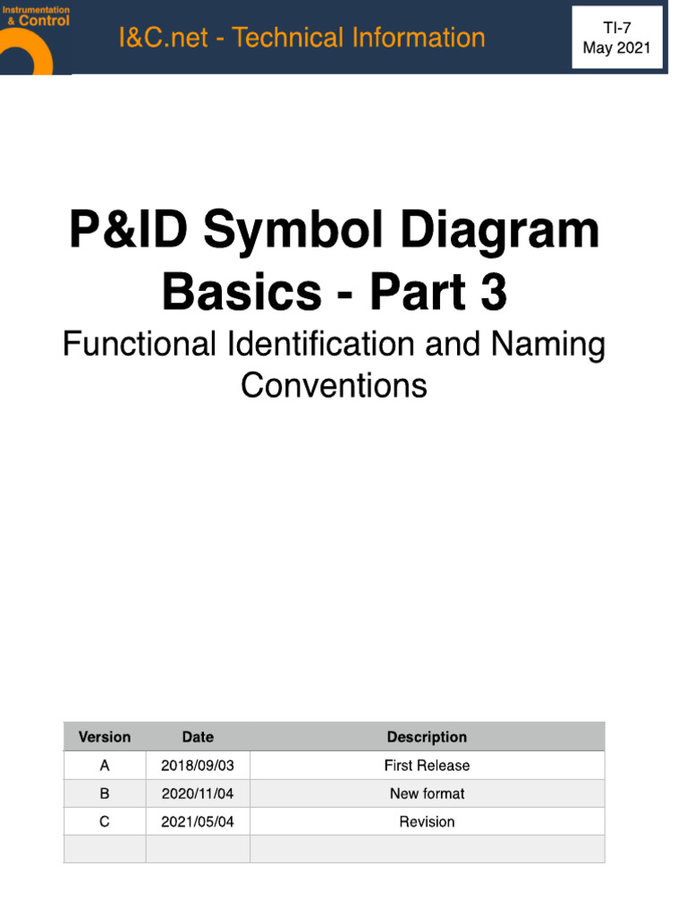 P& ID Symbol Diagram Basics Part 3 | PDF