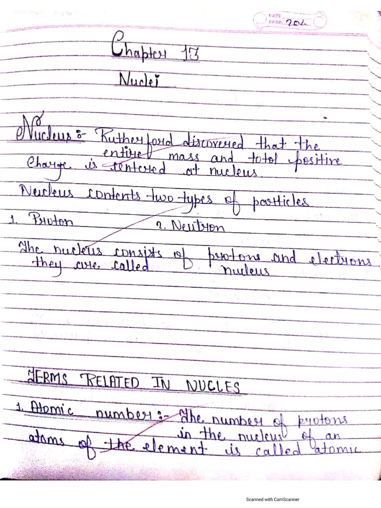 12th Physics (CH-13 NUCLEI) | PDF