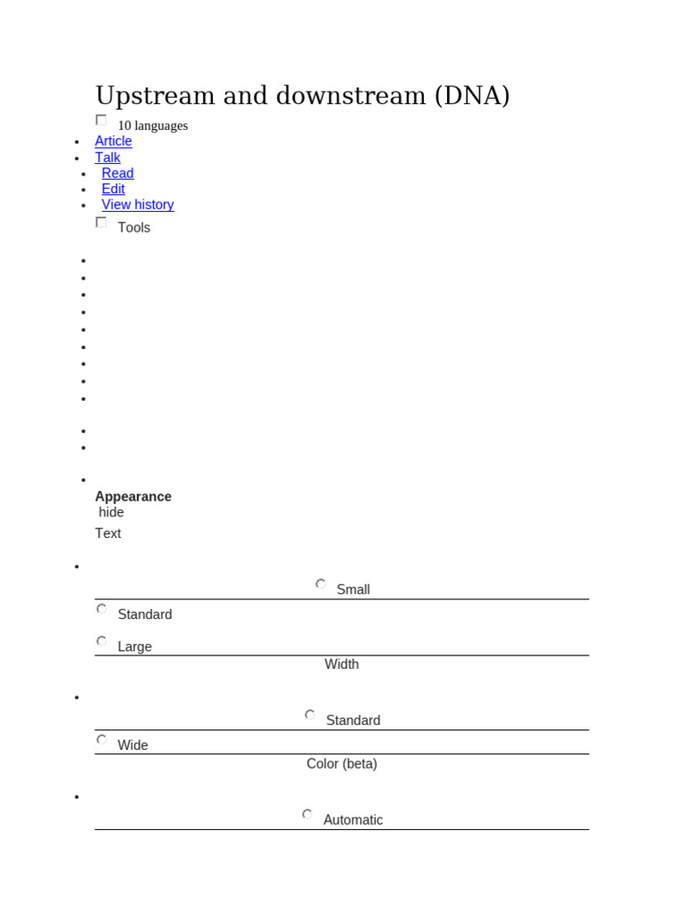 Upstream and Downstream | PDF