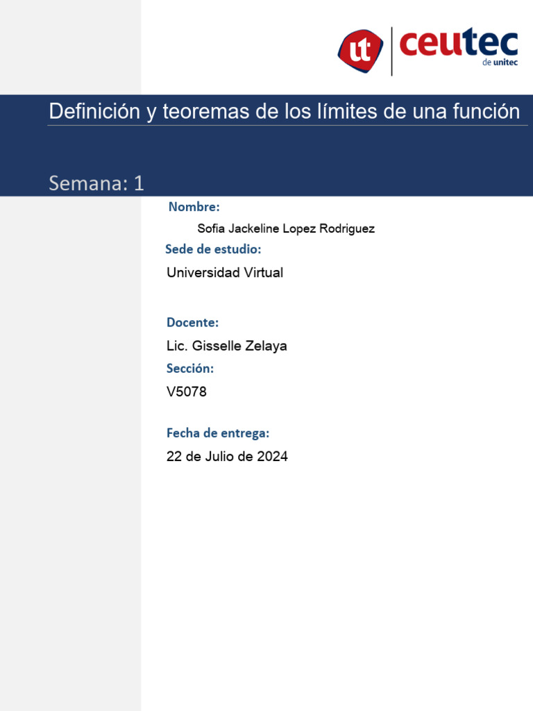 Annotated-Tarea 1.1 Calculo - Sofia - Lopez - 52321067 | PDF