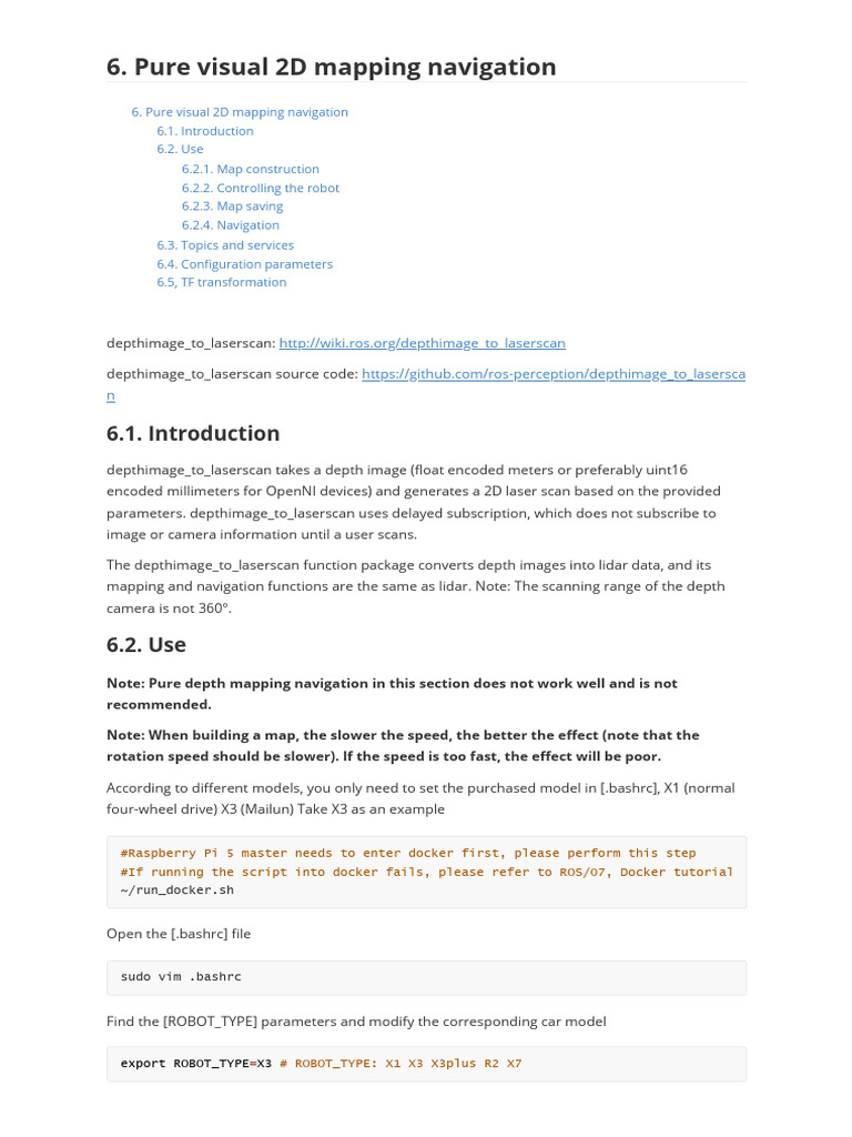 2D Mapping Navigation for Robots | PDF | Lidar | Computing