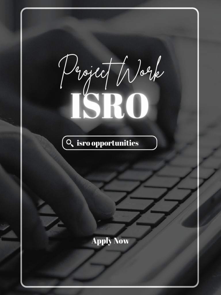 Isro Project Work Application Format 1728040925 | PDF