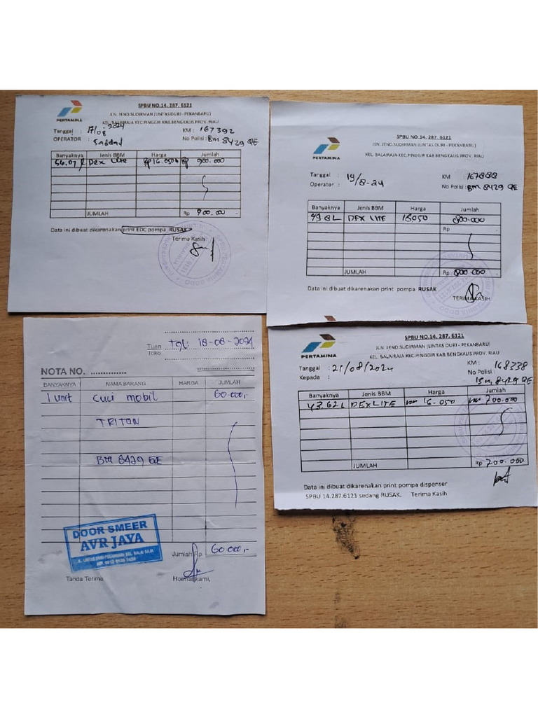 Softcopy Bon 21 AGT 2024 | PDF