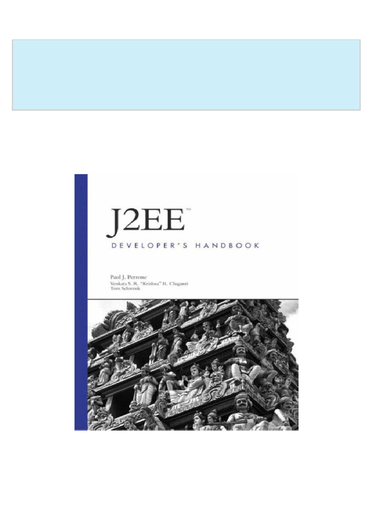 Instant Download J2ee Developer S Handbook Paul J Perrone Pdf All Chapters Pdf Common