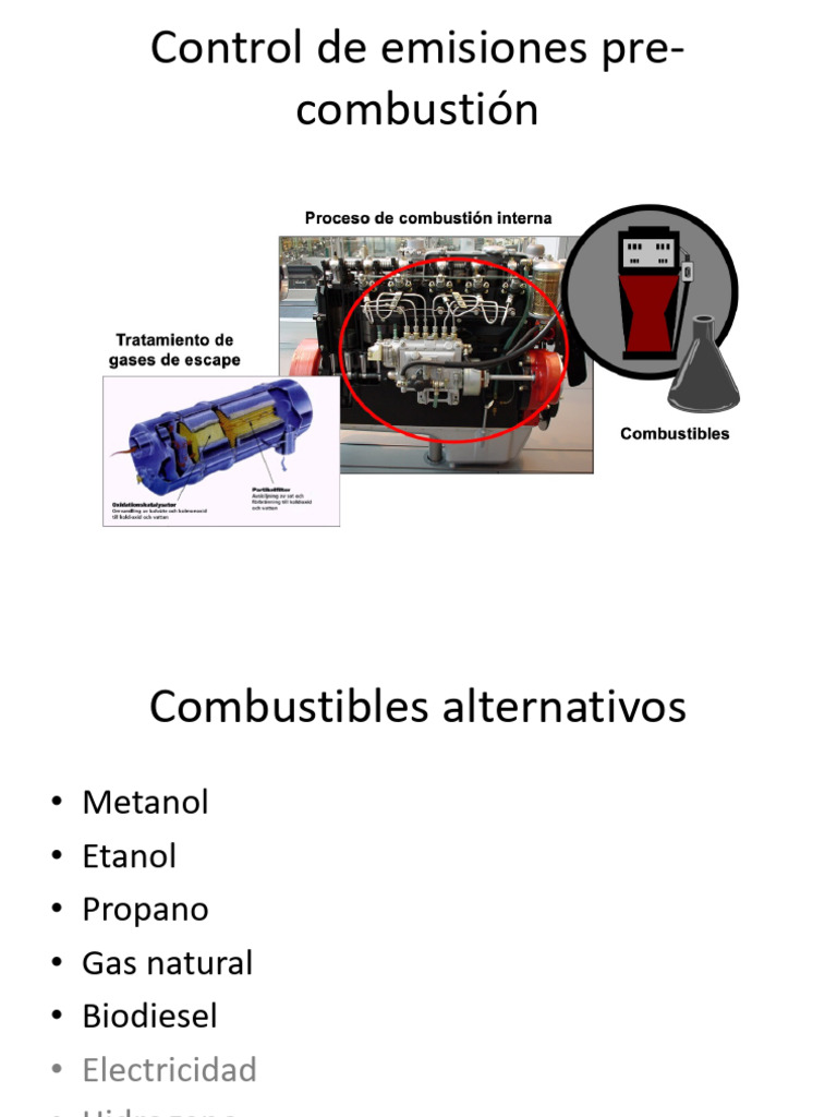 Combustibles Alternativos y Emisiones | PDF | Metanol | Biodiésel