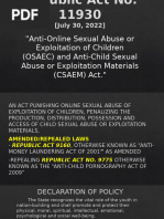Anti-Online Child Exploitation Act | PDF | Internet | Crimes