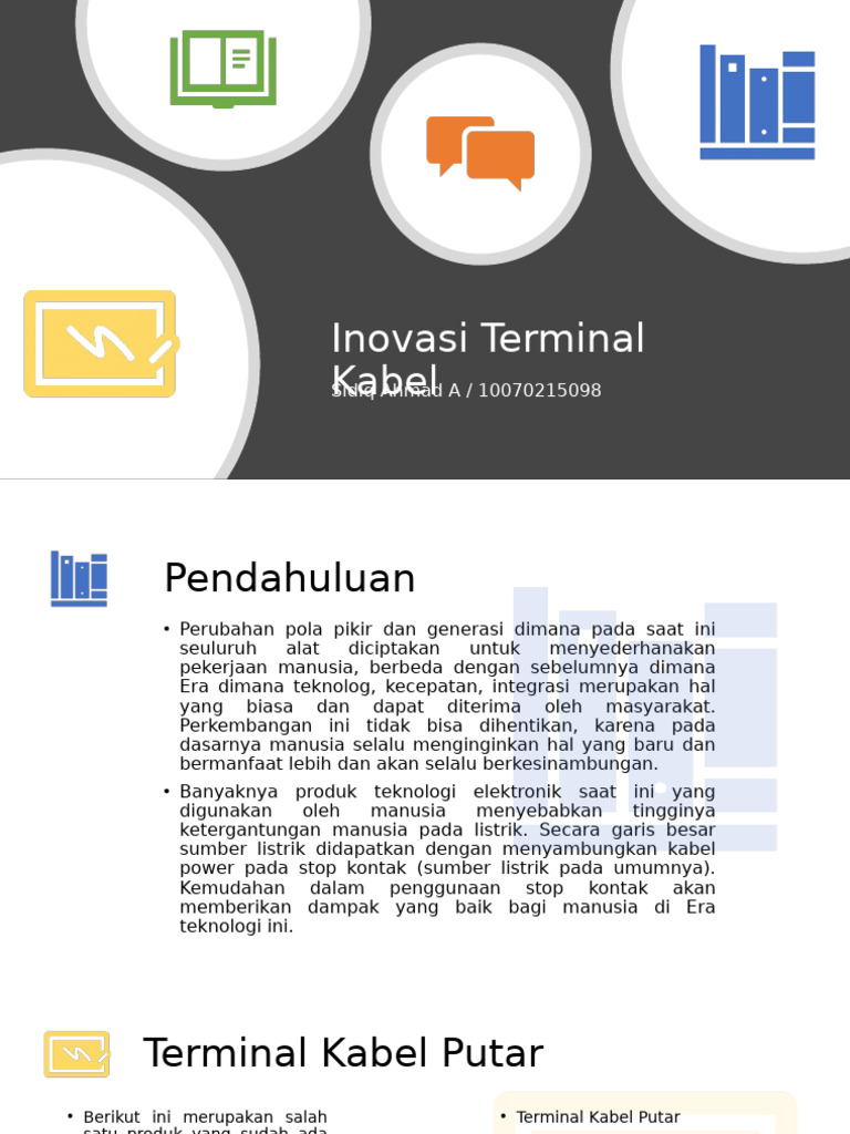 Inovasi Terminal Kabel | PDF