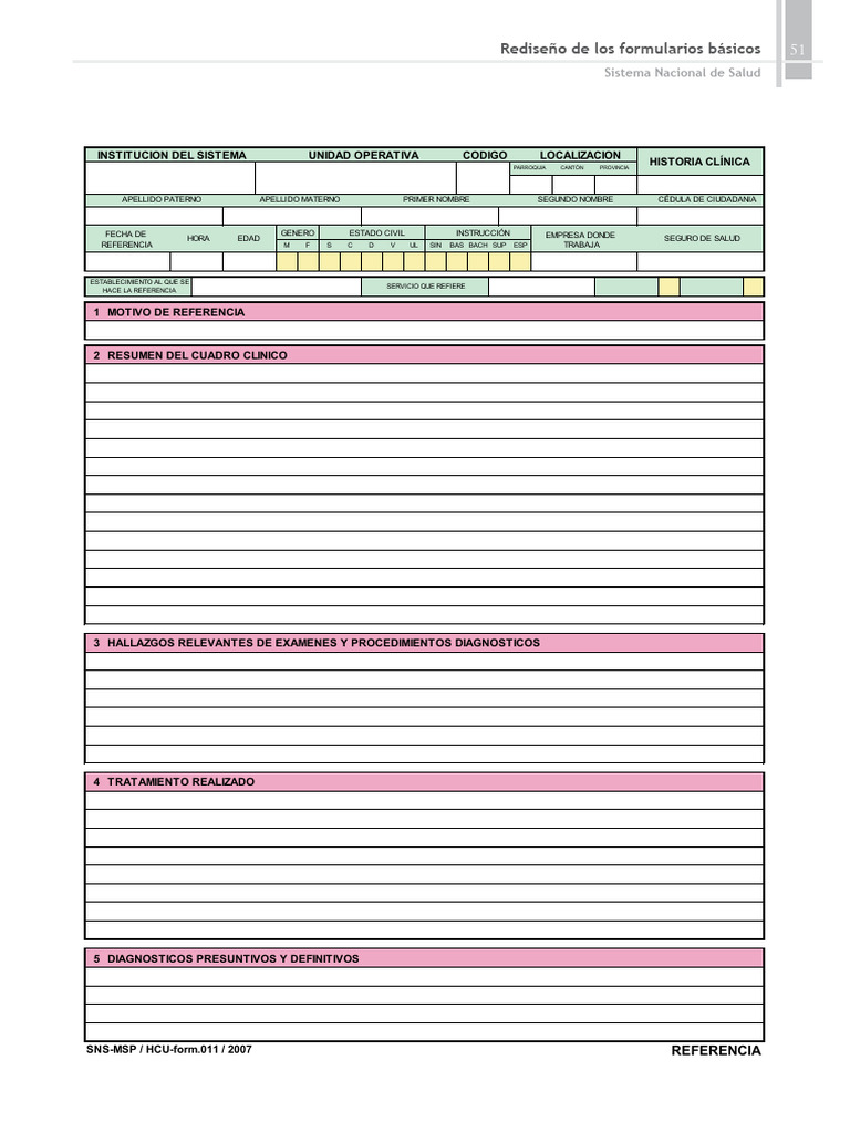 Referencia MSP | PDF | Cuidado de la salud | Programas sociales