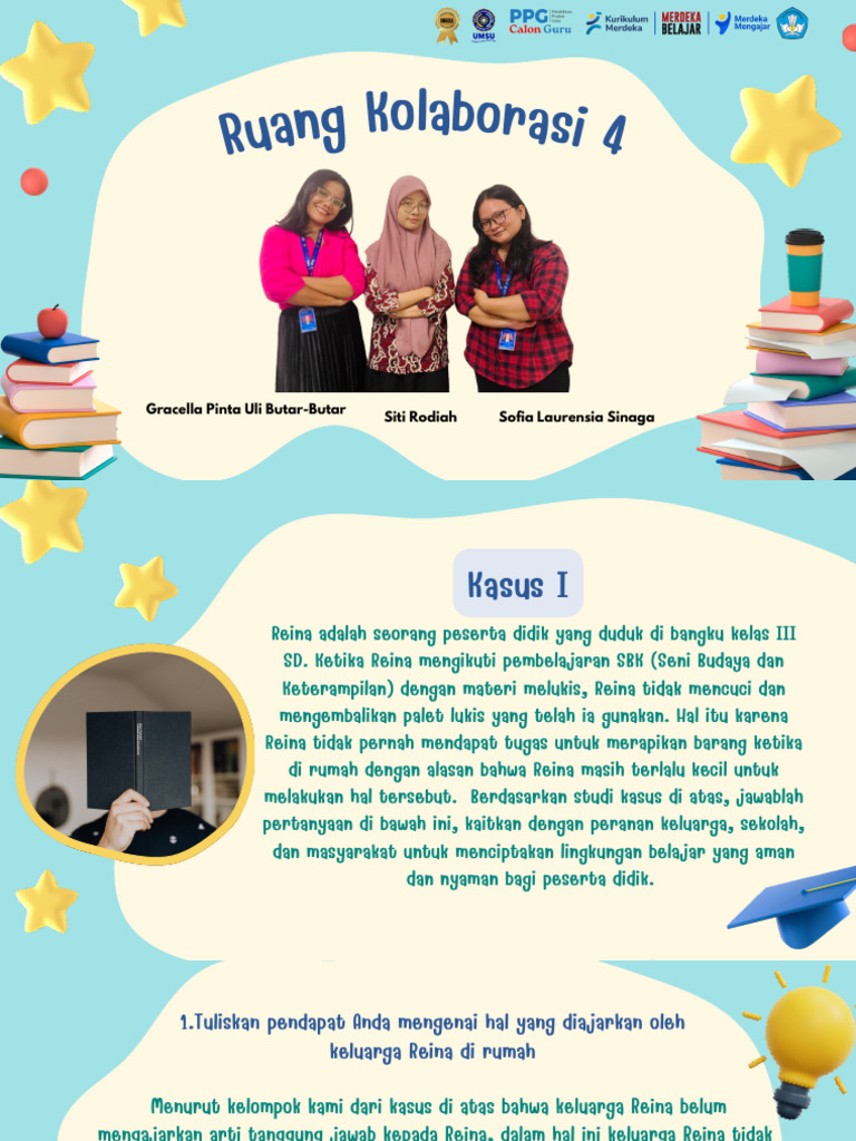 Blue Colorful Cute School Library Introduction Presentation | PDF