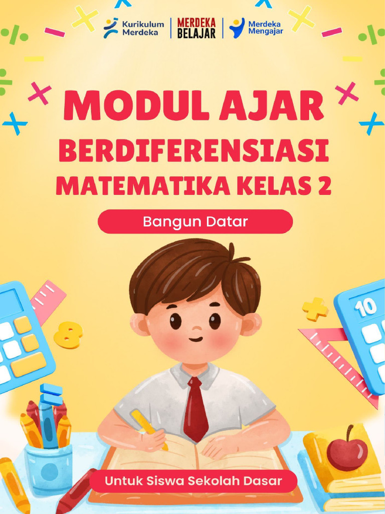 Modul Ajar Kelas 2 Bangun Datar | PDF