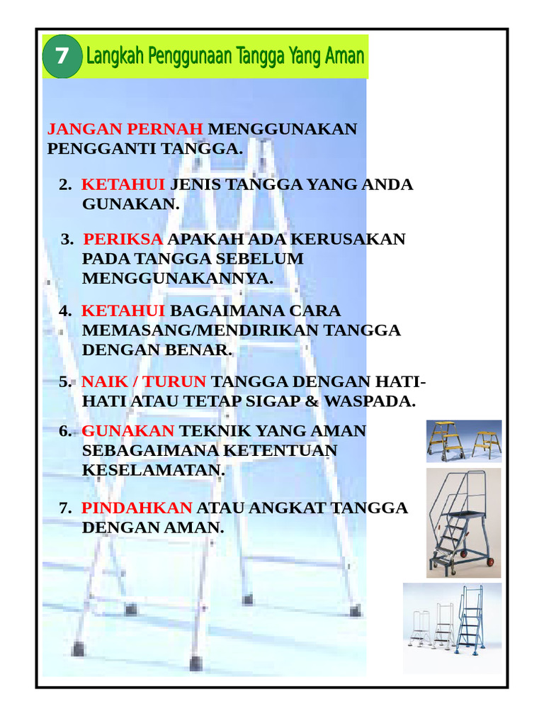 Panduan Keselamatan Tangga Excavator | PDF