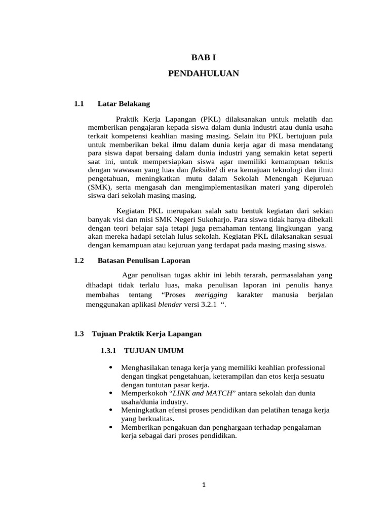 laporan ilma-1 | PDF