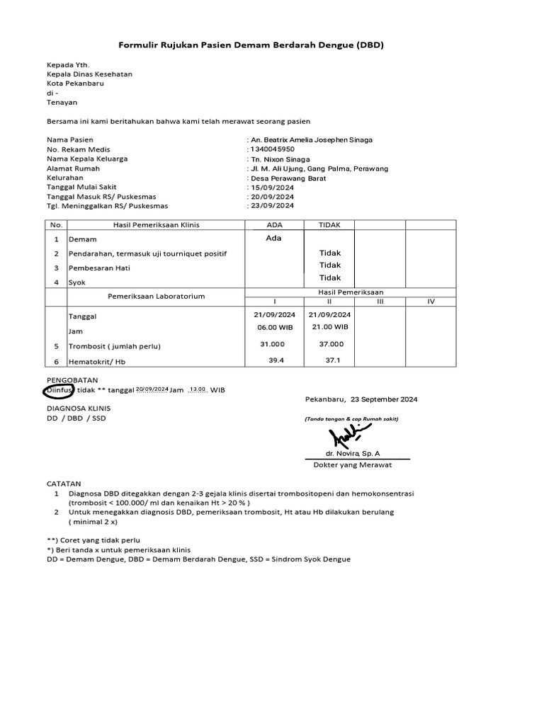 Form DBD An. Beatrix | PDF