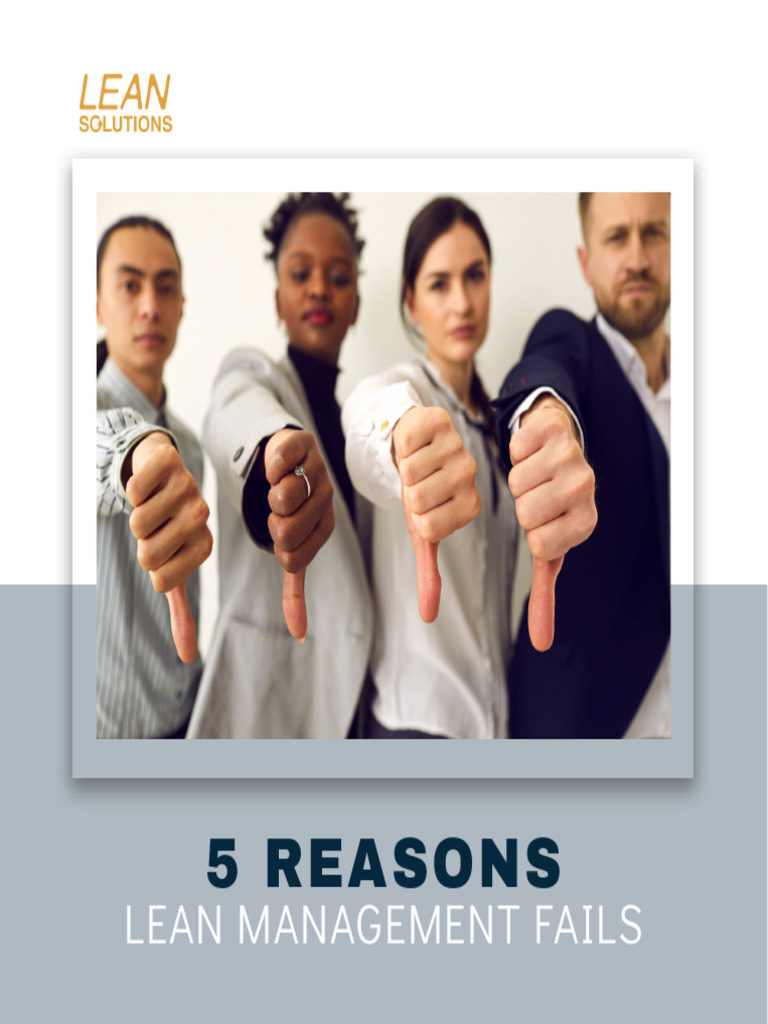 5 Reasons For Lean Failure 1692886510 | PDF