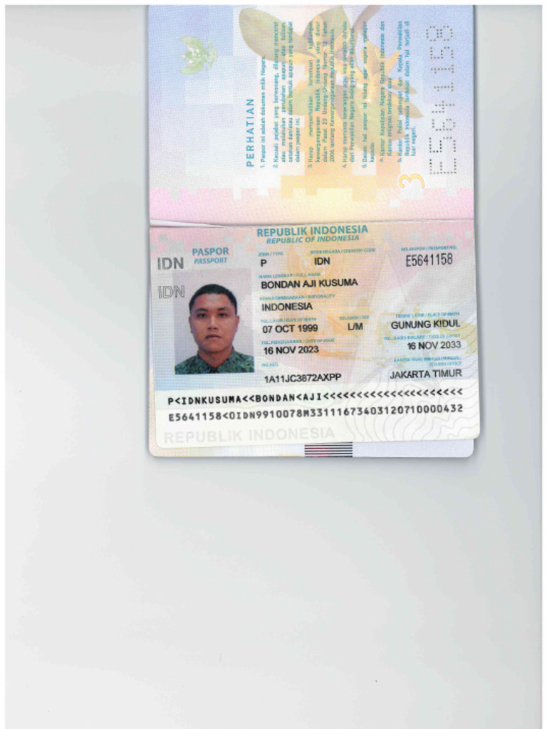Paspor Curious Bondan Aji Kusuma | PDF