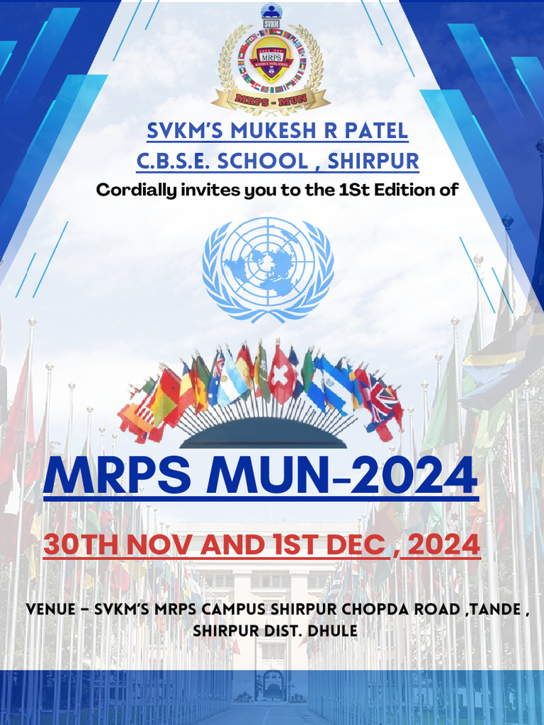 Invitation Mun MRPS 2024 | PDF