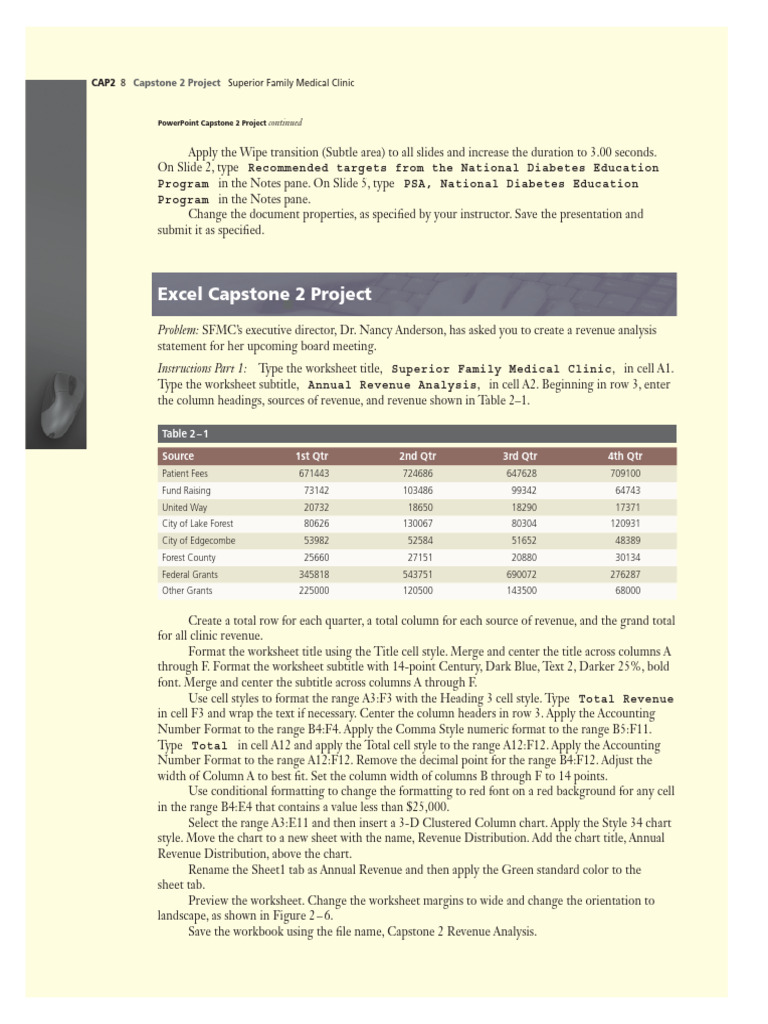Excel Capstone Project Instructions | PDF | Worksheet